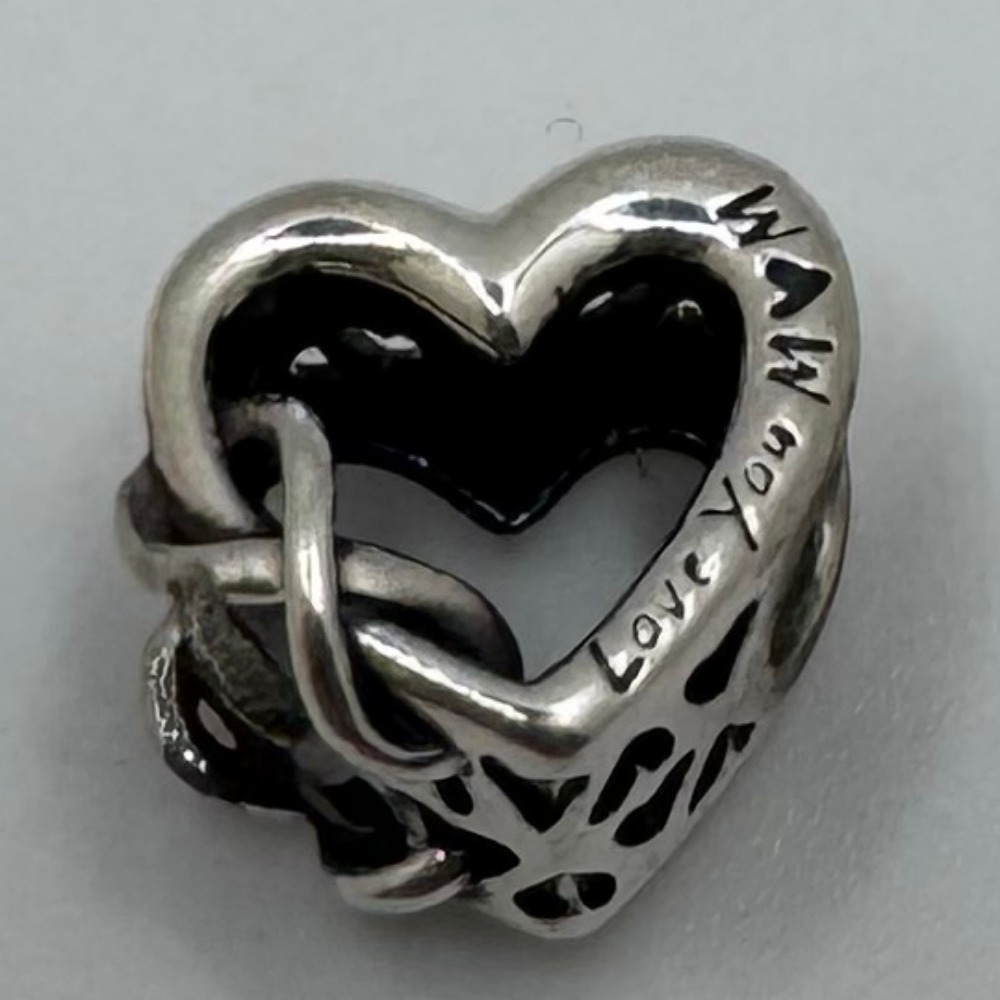 Pre-owned Love Heart Infinity Pandora Charm - Own4Less